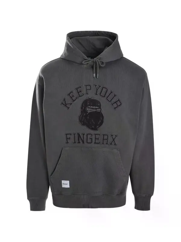 FINGERCROXX Logo-patch Hoodie