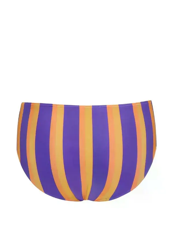 Saint Laurent Striped Bikini Bottom