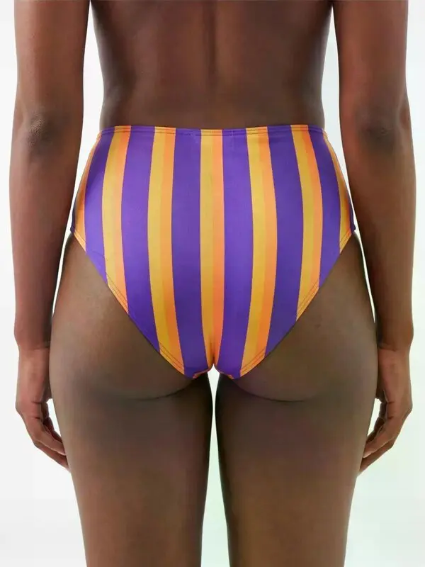 Saint Laurent Striped Bikini Bottom