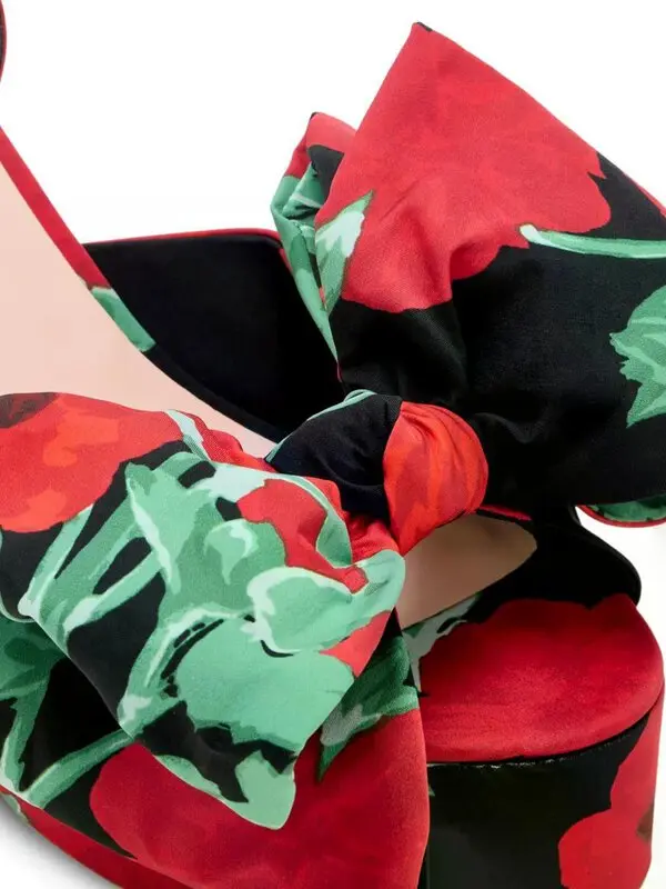 LOEFFLER RANDALL Floral Platform Sandals