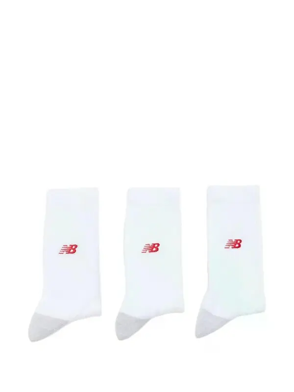 NEW BALANCE Premium Logo-embroidered Socks