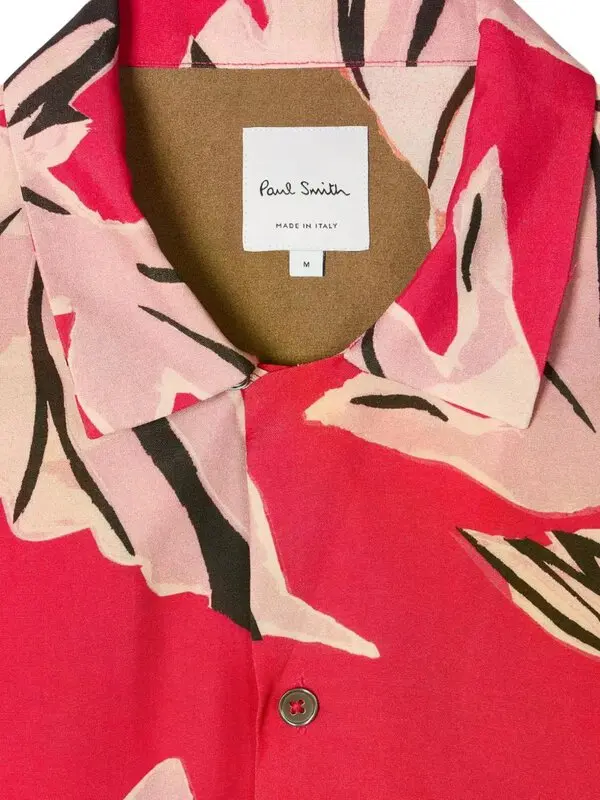 Paul Smith Fish-print Short-sleeve Shirt