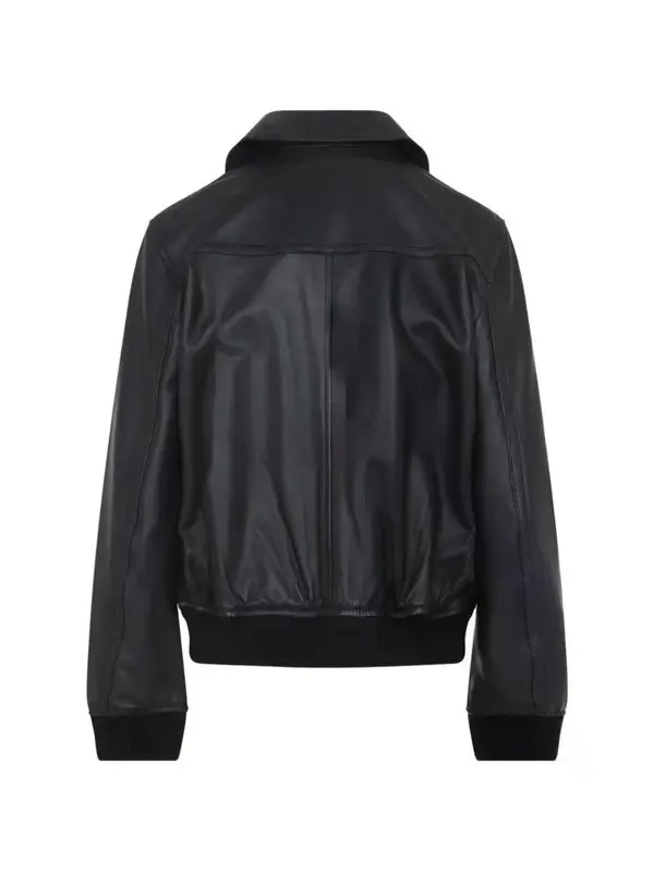 YVES SALOMON Zip-up Jacket - Black