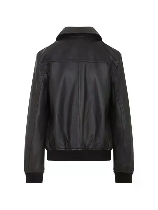 YVES SALOMON Zip-up Jacket - Brown