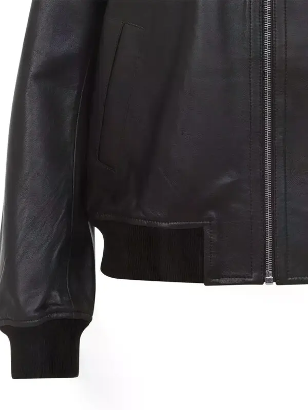 YVES SALOMON Zip-up Jacket - Brown