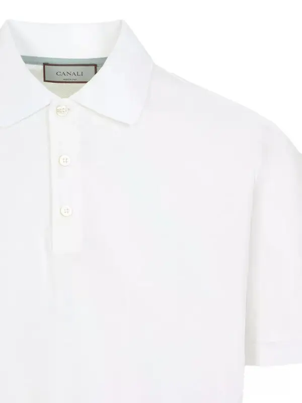 Canali Buttoned Polo Shirt