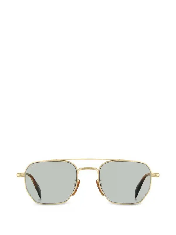 DB EYEWEAR BY DAVID BECKHAM Geometric Sunglasses - Gold