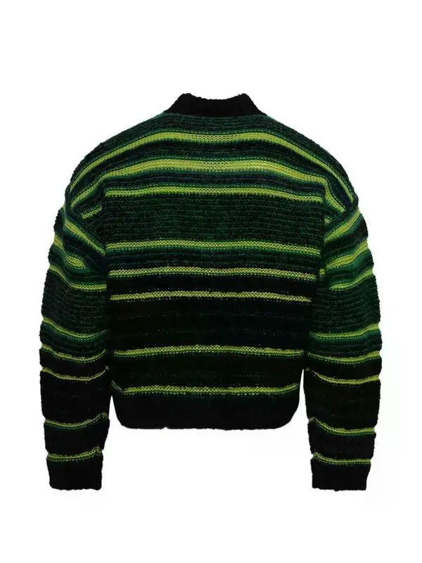 RRR123 Striped Roll-neck Sweater