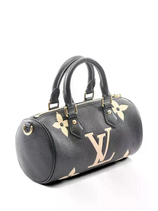 LOUIS VUITTON 2021 Papillon Bb Bicolor Monogram Empreinte Handbag