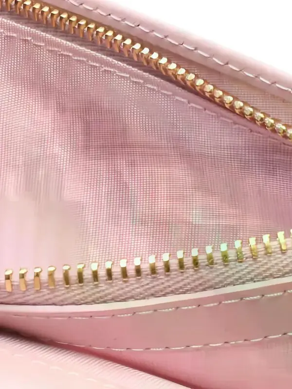 Prada 2010s Saffiano Tab Triangle Logo Bifold Wallet