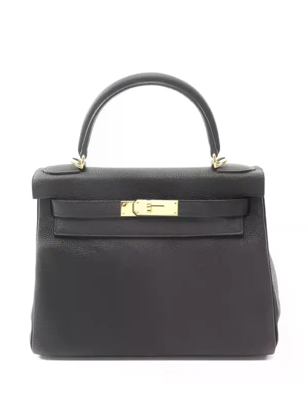 Hermès 2019 28 Kelly Retourne Handbag - Black