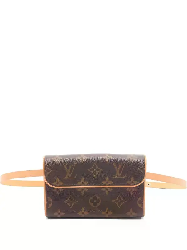 LOUIS VUITTON 2002 Pochette Florentine Belt Bag - Brown