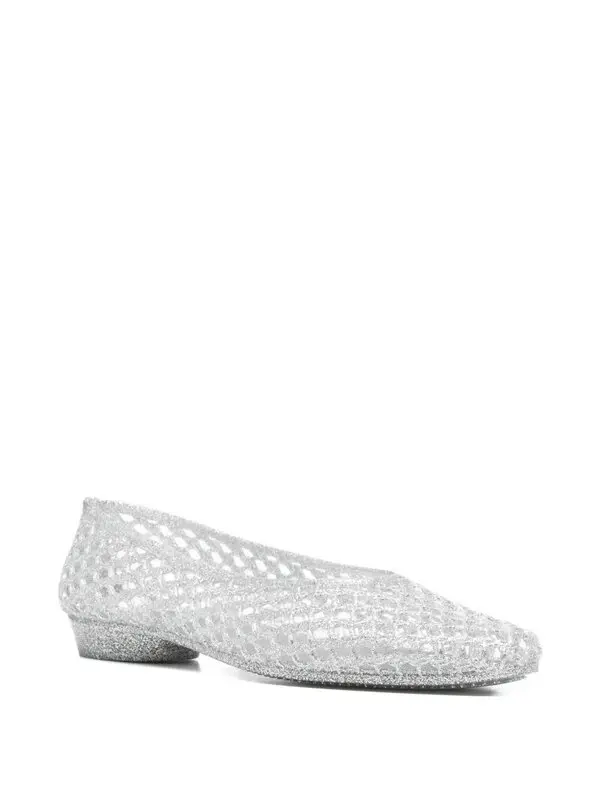 HEAVENLY JELLY Open-work Ballet Flats