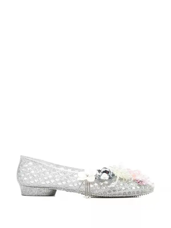 HEAVENLY JELLY Embellished Ballet Flats