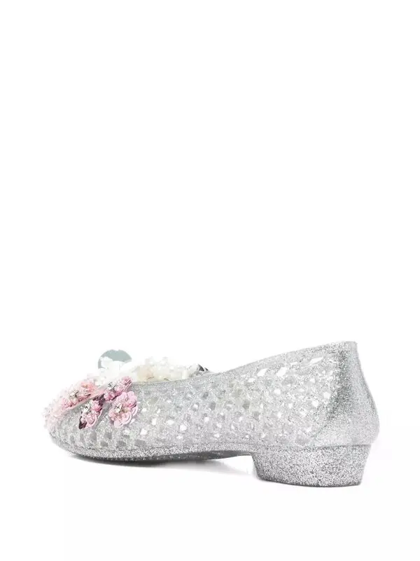 HEAVENLY JELLY Embellished Ballet Flats