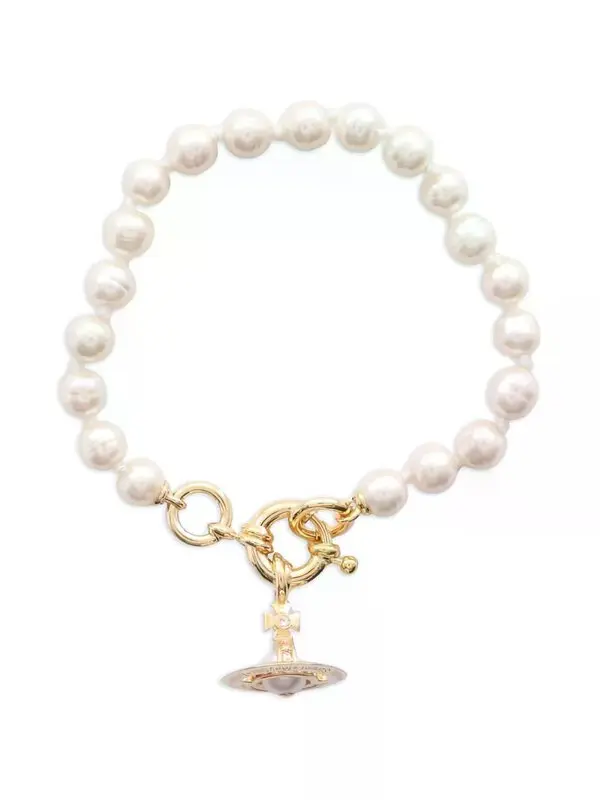 VIVIENNE WESTWOOD 2020s Aleksa Pearl Bracelet - Gold