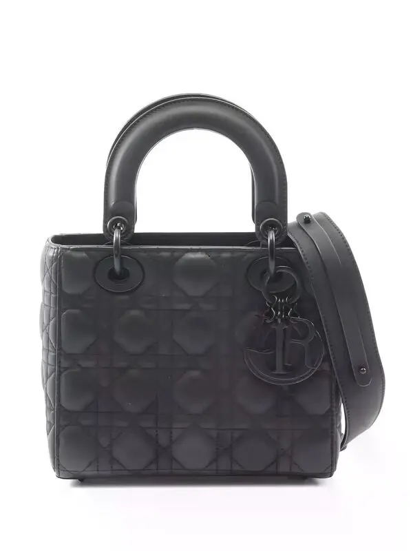 Dior 2010s Small Lady My Abcdior Tote Bag - Black