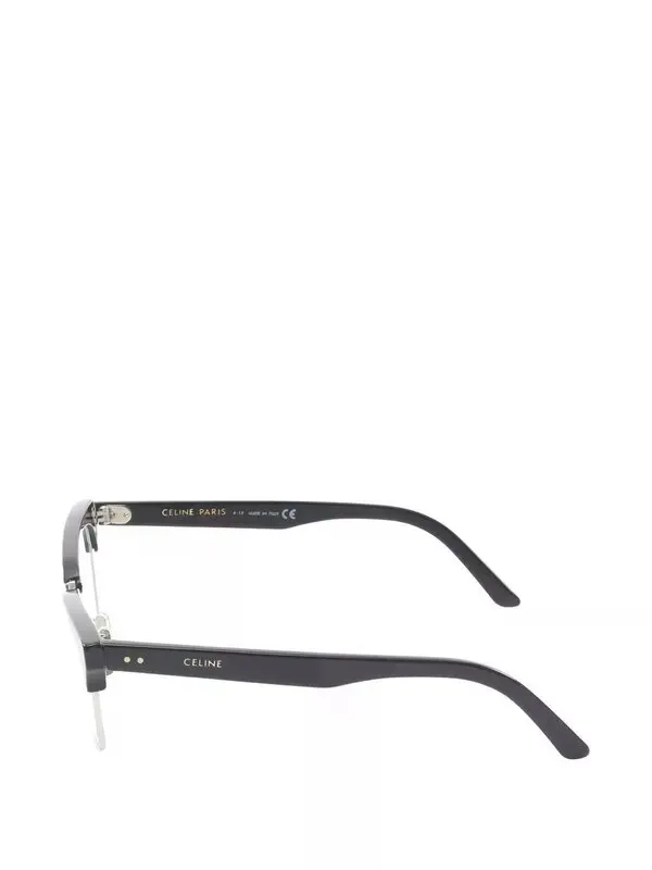Celine Browline Frame Glasses - Black