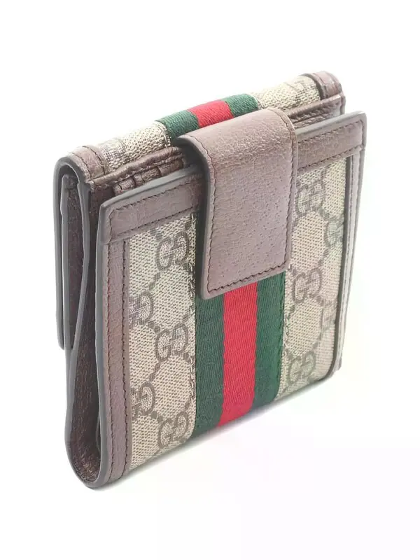 Gucci 2000s Ophidia Gg Flap Wallet