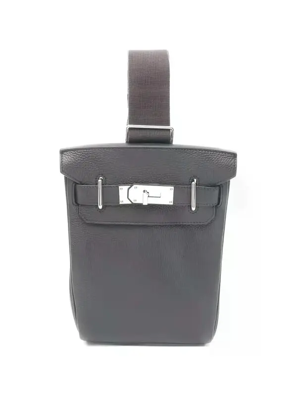 Hermès 2023 Pm Kelly Akkad Leather Backpack - Grey