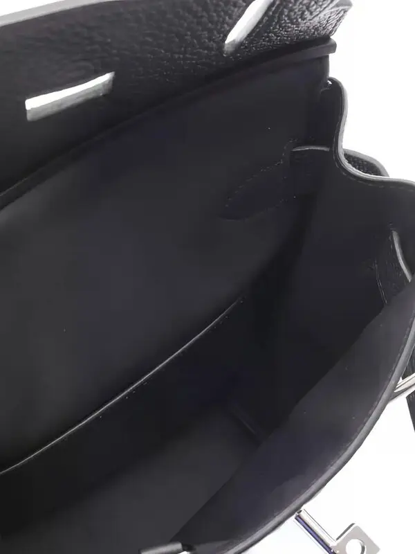 Hermès 2023 Pm Kelly Akkad Leather Backpack - Grey