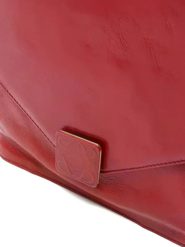 Loewe 2000s Anagram Leather Shoulder Bag