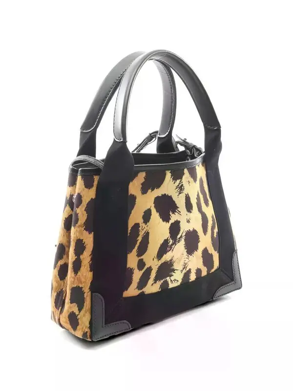 Balenciaga 2010s Leopard-pattern Tote Bag