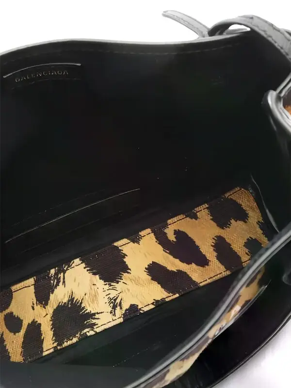 Balenciaga 2010s Leopard-pattern Tote Bag