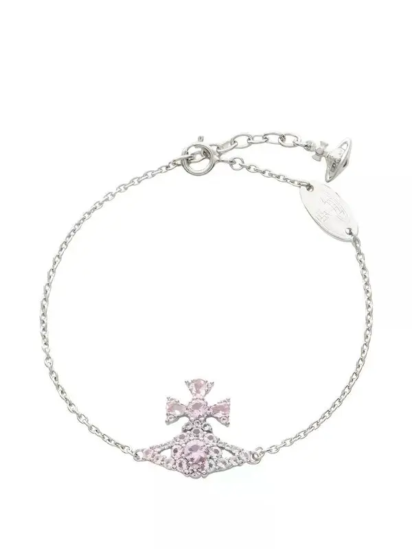 VIVIENNE WESTWOOD 2020s Masha Rhinestone Bracelet - Silver
