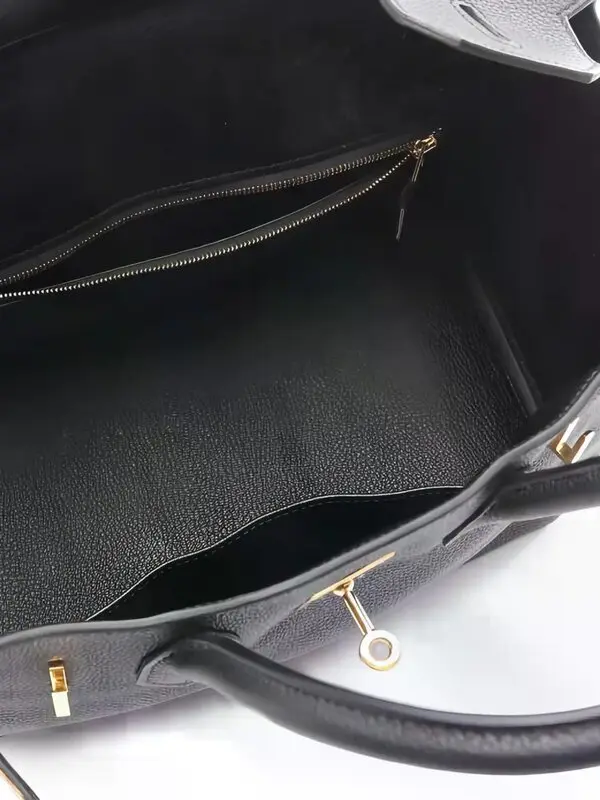 Hermès 2022 Birkin 30 Leather Handbag - Black