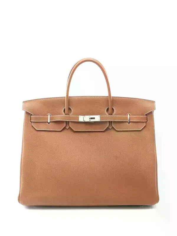 Hermès 2021 40 Birkin Tote Bag - Neutrals
