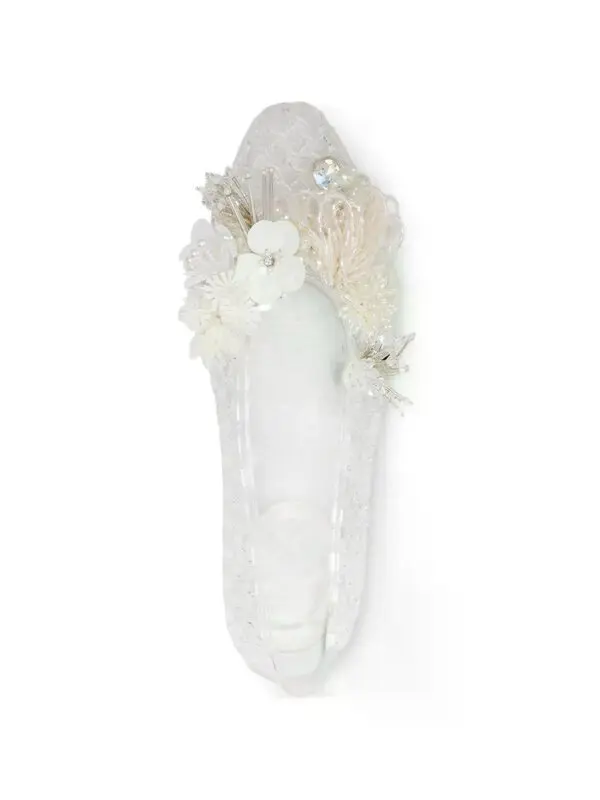 HEAVENLY JELLY Floral Embellished Ballet Flats