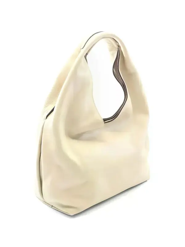 Loewe 2010s Small Dunas Leather Shoulder Bag - Neutrals