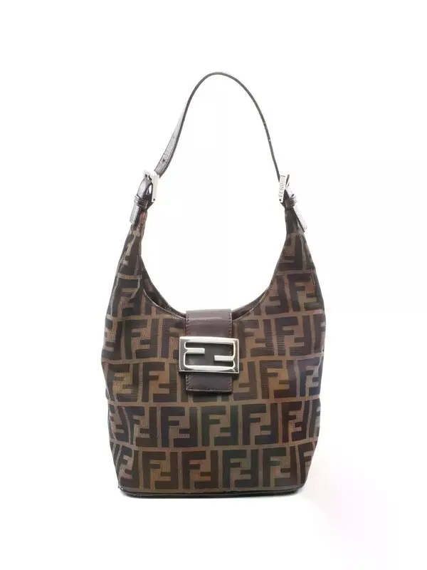 Fendi 2010s Zucca Shoulder Bag