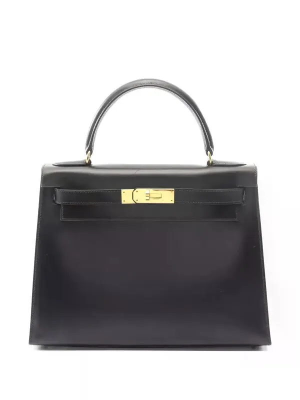 Hermès 1995 28 Kelly Sellier Handbag - Black
