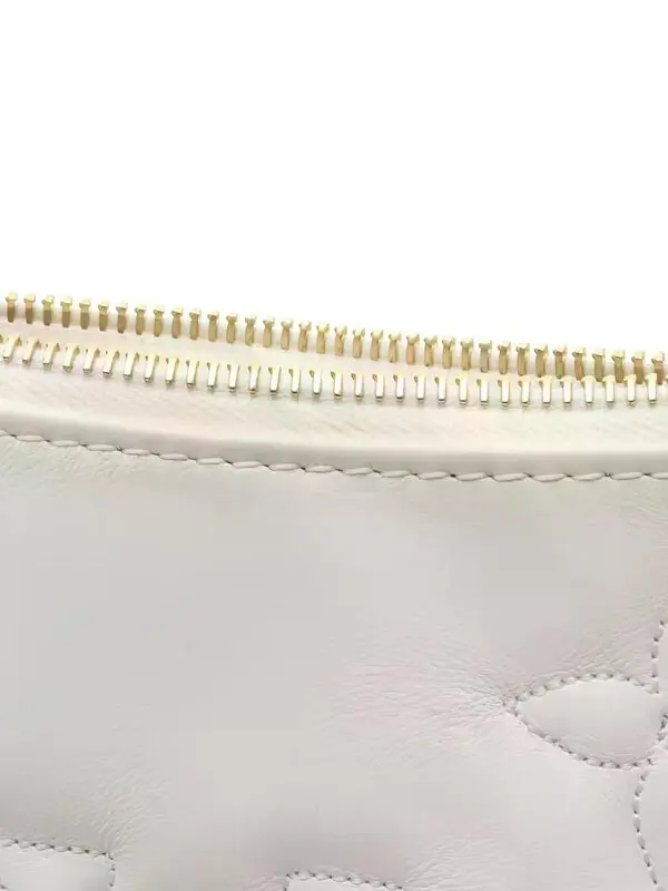 LOUIS VUITTON 1910s Over The Moon Bubblegram Leather Handbag - White