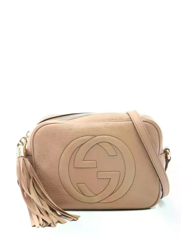 Gucci 2000s Interlocking-g Leather Crossbody Bag