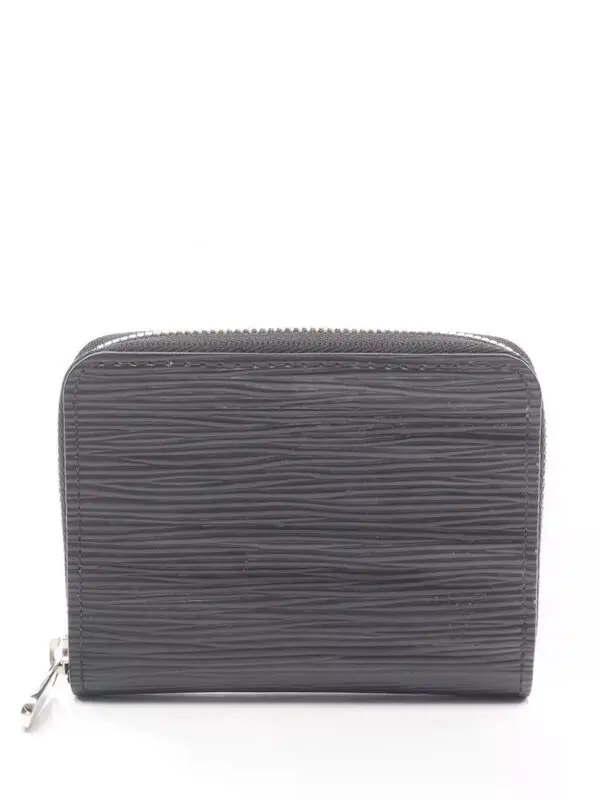 LOUIS VUITTON 2021 Textured Leather Wallet - Grey