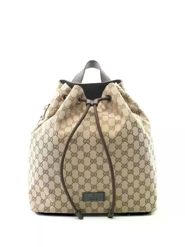 Gucci 2010s Gg Canvas Backpack