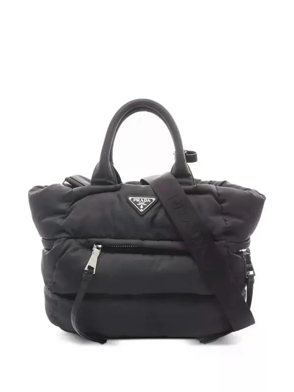 Prada 2010s Quilted Tote Bag