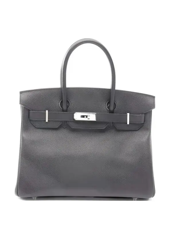 Hermès 2007 Birkin 30 Leather Handbag - Black