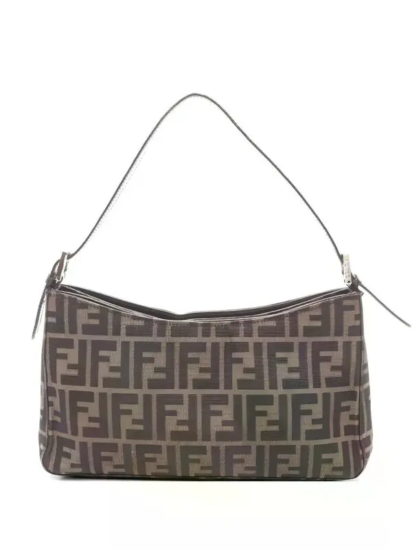 Fendi 2000s Zucca Canvas Shoulder Bag