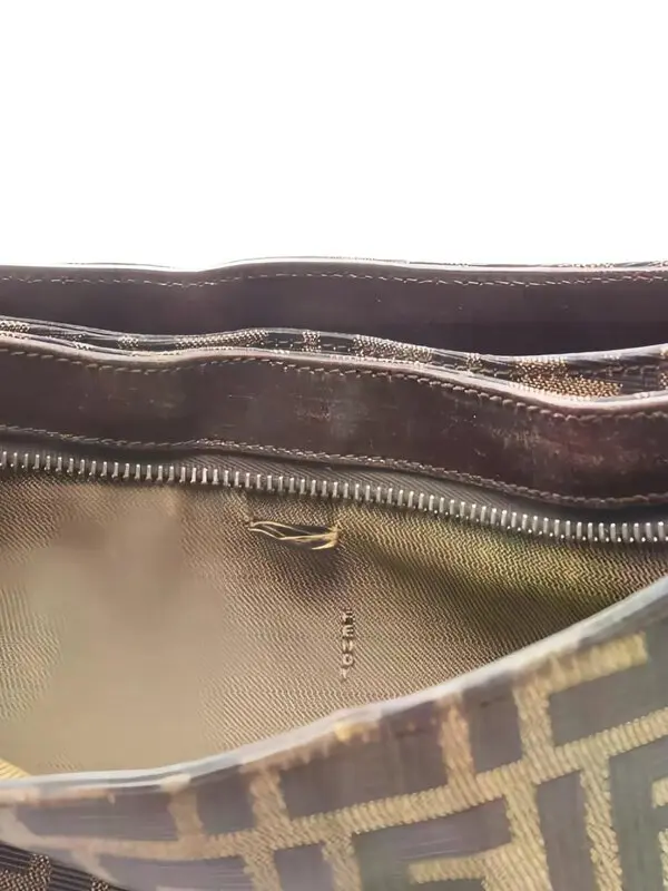 Fendi 2000s Zucca Canvas Shoulder Bag