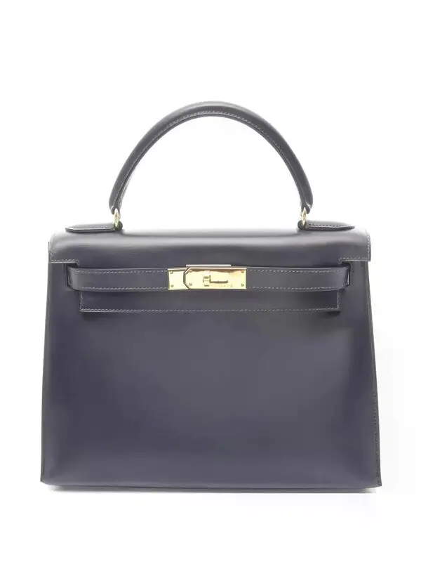 Hermès 1998 28 Kelly Handbag - Blue