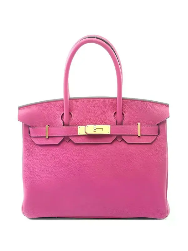 Hermès 2020 Kelly Two-way Leather Handbag - Pink