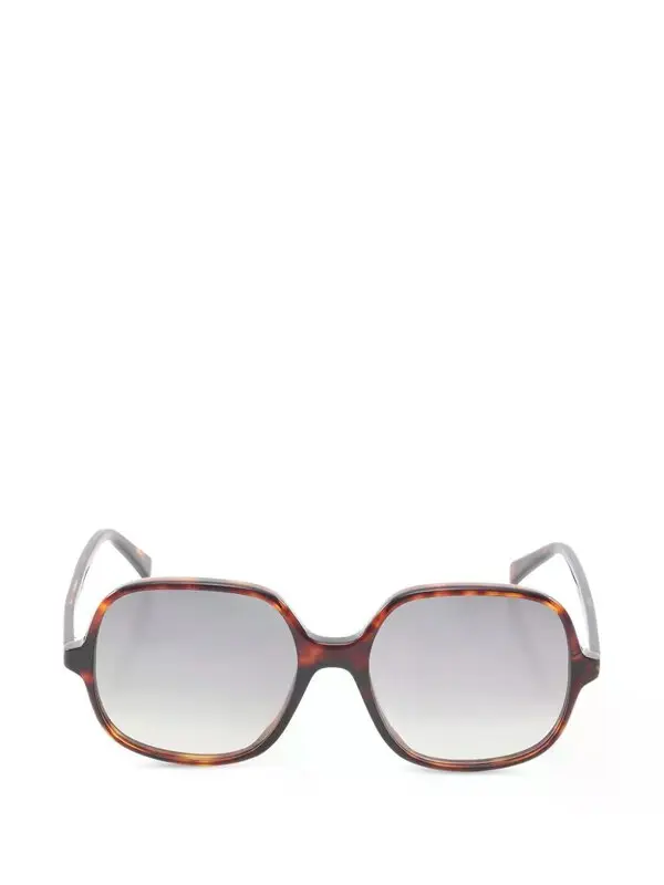 Celine 1920s Square Sunglasses - Brown