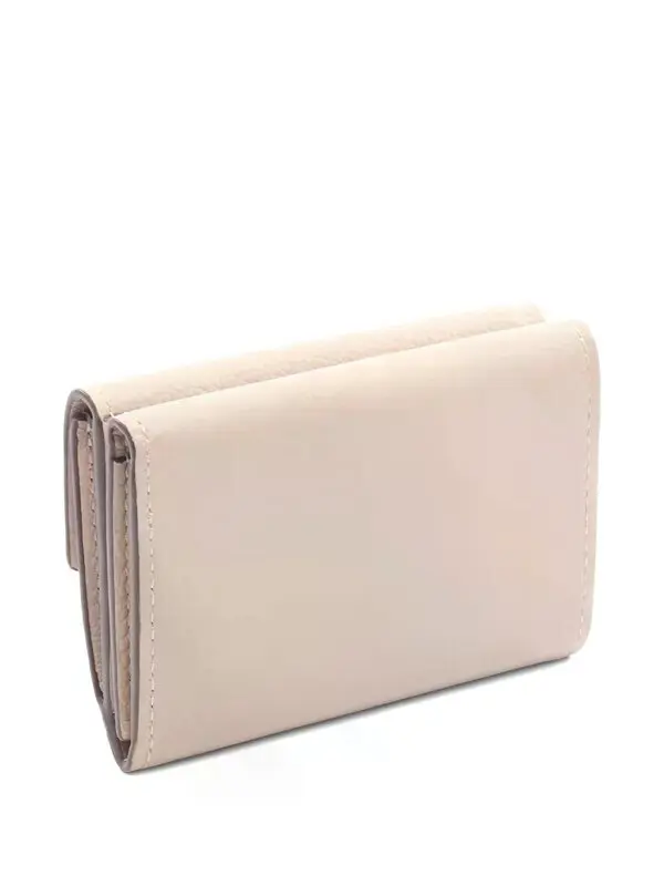 LOUIS VUITTON Mini Portefeuille Rock Greige Trifold Leather Wallet - Neutrals