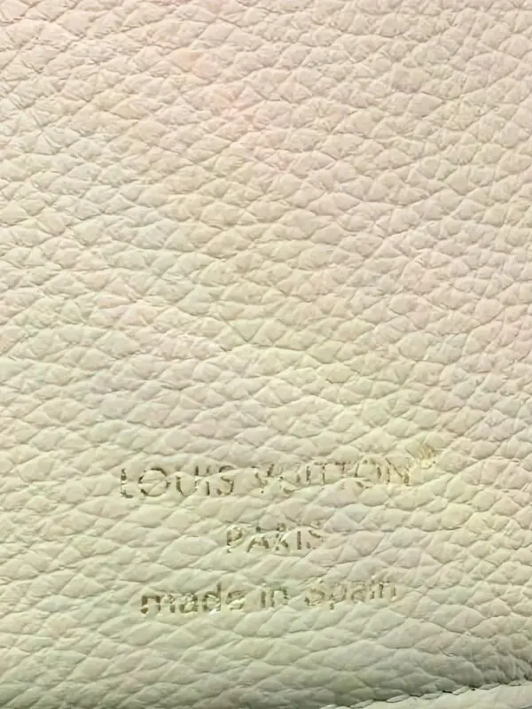 LOUIS VUITTON Mini Portefeuille Rock Greige Trifold Leather Wallet - Neutrals