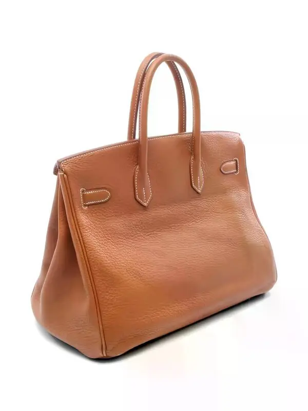 Hermès 2008 35 Birkin Leather Tote Bag - Brown
