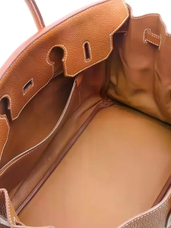 Hermès 2008 35 Birkin Leather Tote Bag - Brown